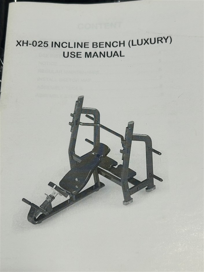 Beyond Fitness Luxury Incline Bench Rack Auction (0004-5051234) | Grays ...
