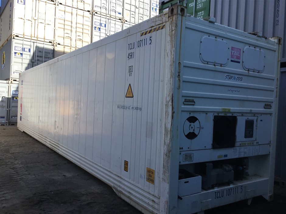 40ft High Cube Non Operating Refrigerated Shipping Container (Spring ...