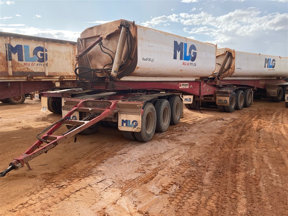 Duraquip Side Tipper & Dolly Double Combination Auction (0018-9036452 ...