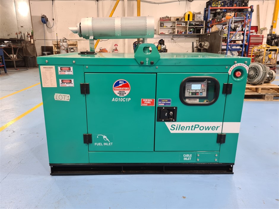 2021 Cummins Powered Diesel 11KVA Generator