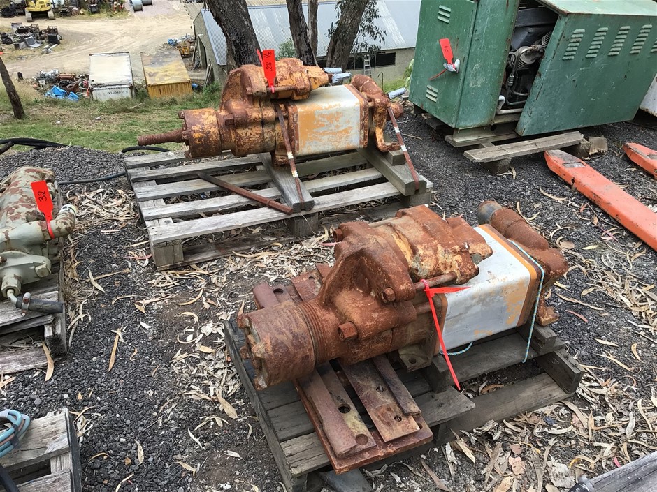 Pair of Ingersoll Rand Pneumatic Rock Drills/Drifters Auction (0028 ...