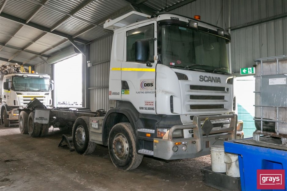 2008 Scania R-8x4 / R420LB Cab chassis Auction (0010-5051292) | Grays ...