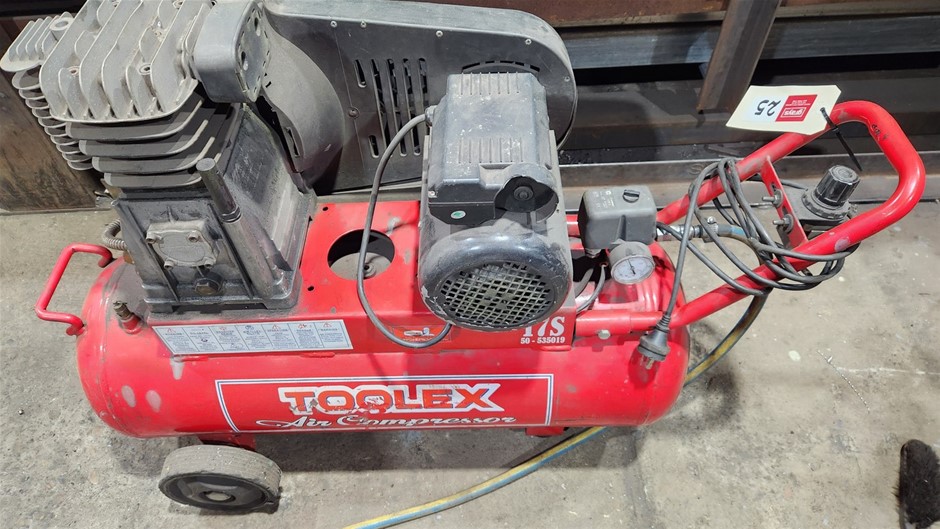 Toolex 17S Mobile Air Compressor Auction (0025-5051125) | Grays Australia
