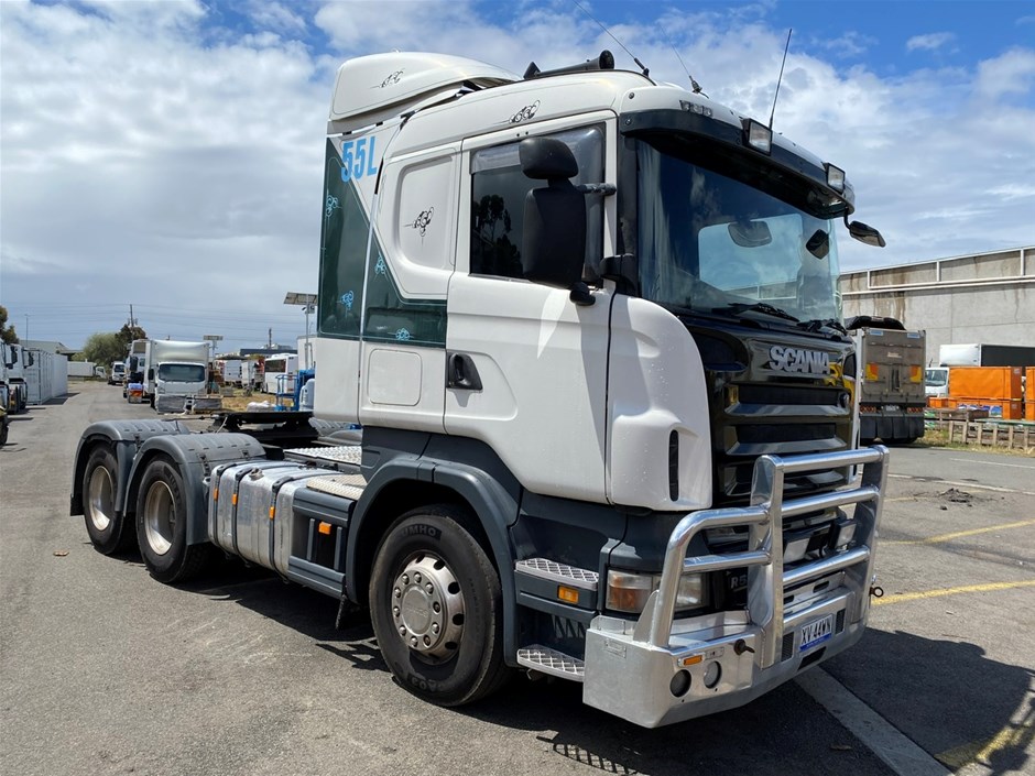(WOVR + INSP) 2006 Scania R580 (6 x 4) Prime Mover Truck Auction (0001 ...