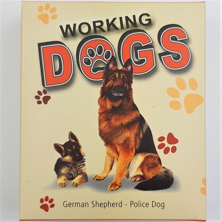 1oz Silver Proof Coin - Working Dogs 'German Shepherd' Auction (0057 ...