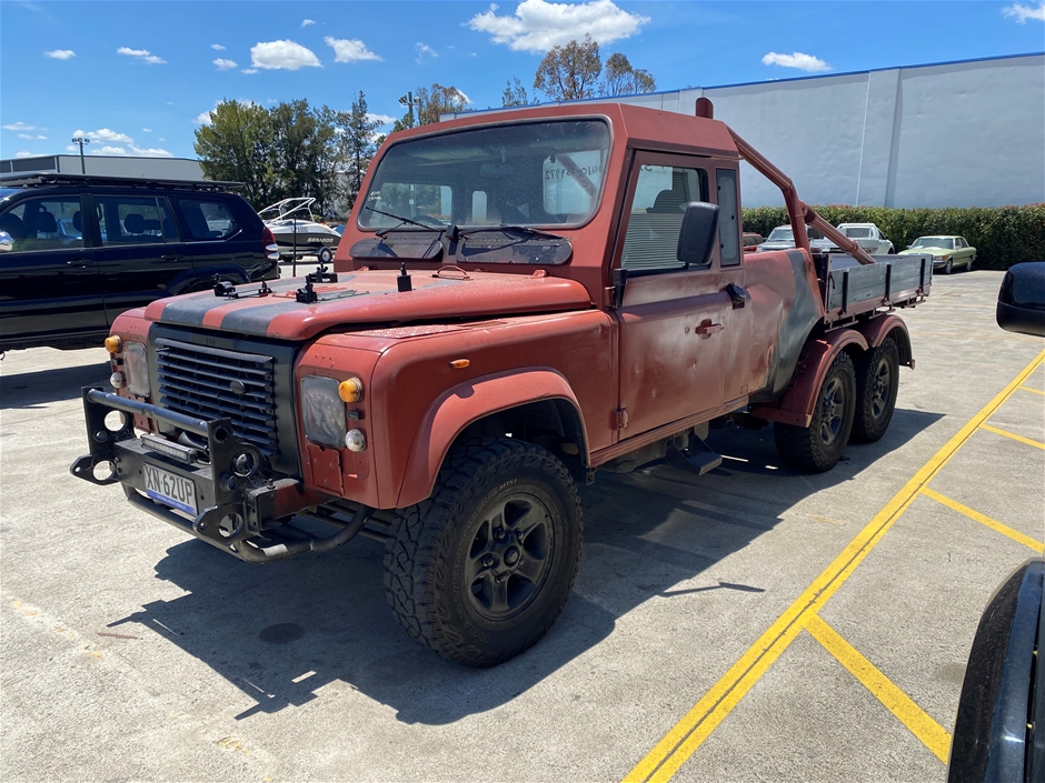 1989 Land Rover Defender 6x6 Manual Ute Auction (0001-10052700) | Grays ...