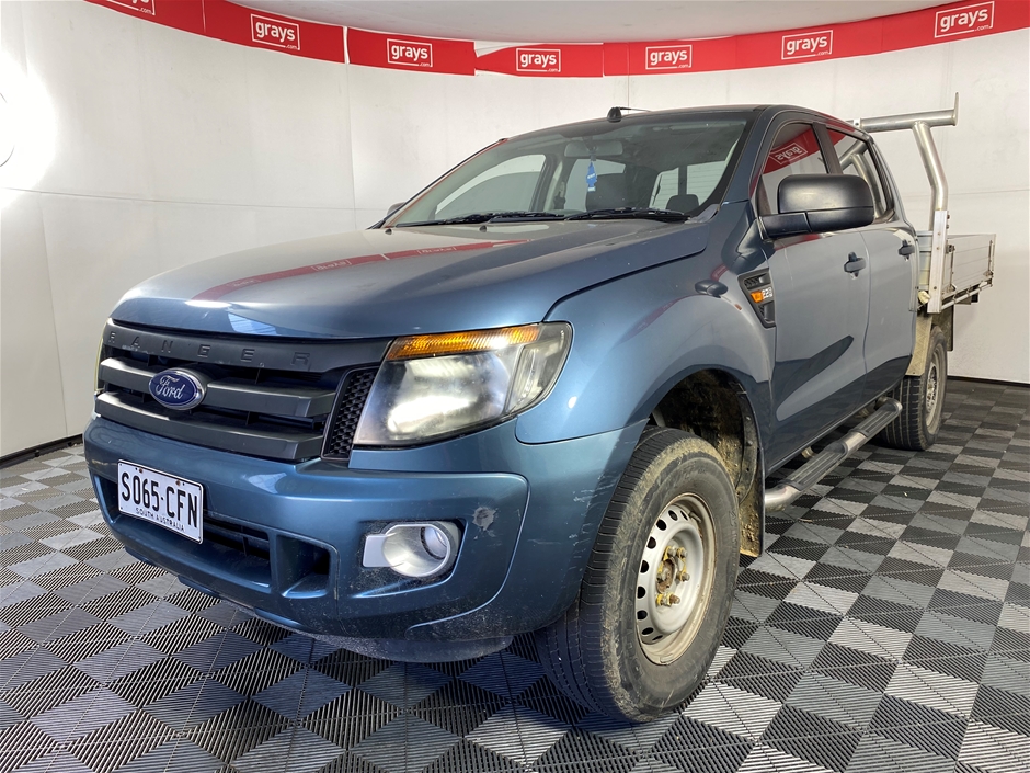 2012 Ford Ranger XL 4X4 PX Turbo Diesel Automatic Crew Cab Chassis ...