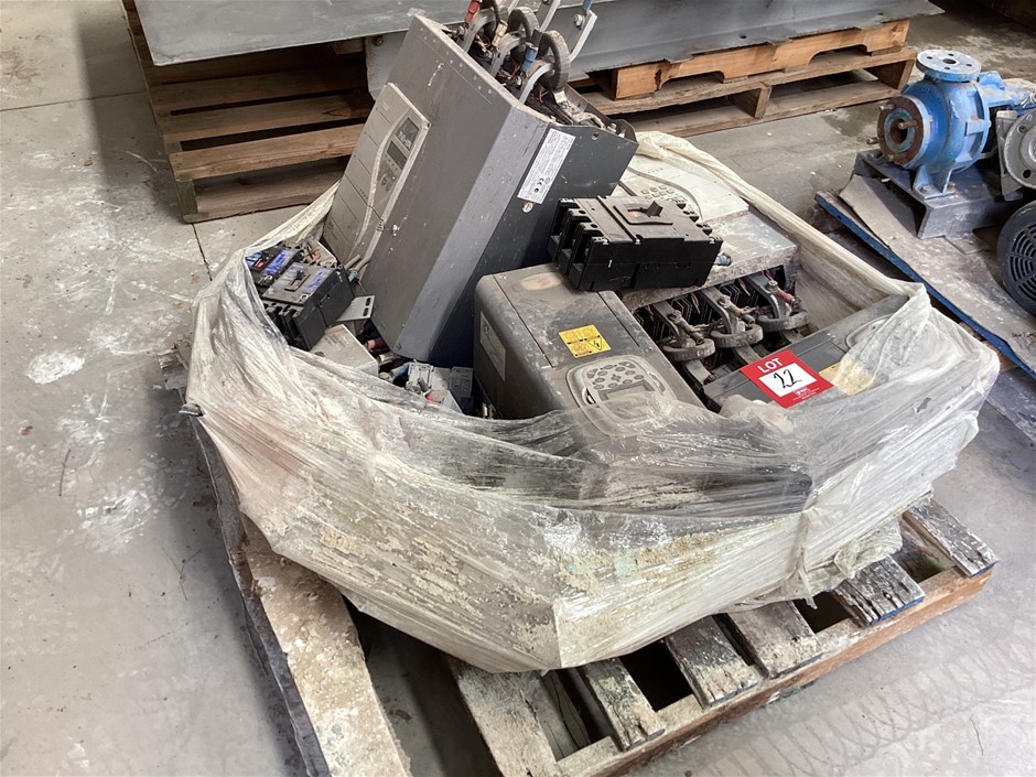 Pallet of Assorted Transformers, Switches and Controllers Auction (0022 ...