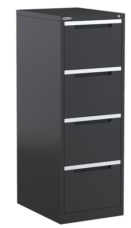 Steelco Vertical Filing Cabinet Graphite Ripple Location: 376 Auction ...