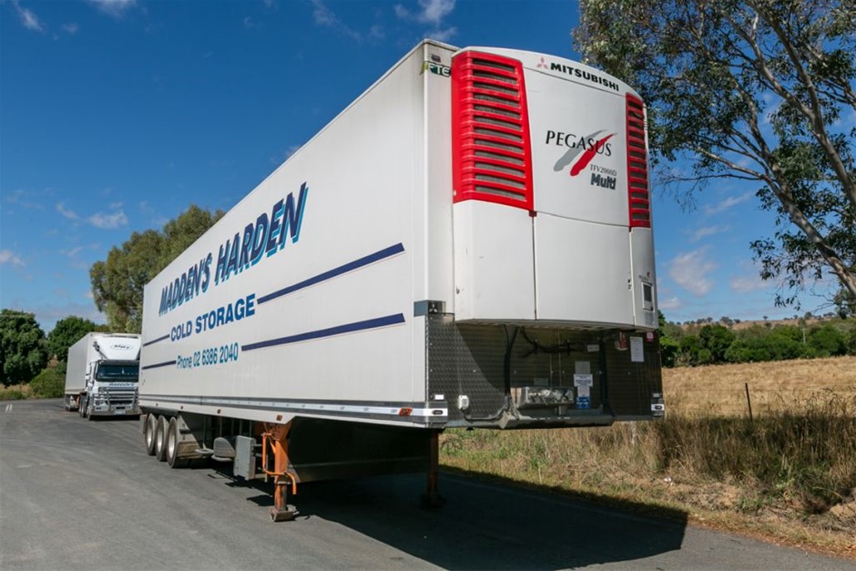 2018 FTE FTE/3A Triaxle Dual Zone 24 Pallet Refrigerated Trailer ...