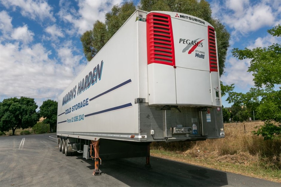 2018 FTE FTE/3A Triaxle Dual Zone 24 Pallet Refrigerated Trailer ...