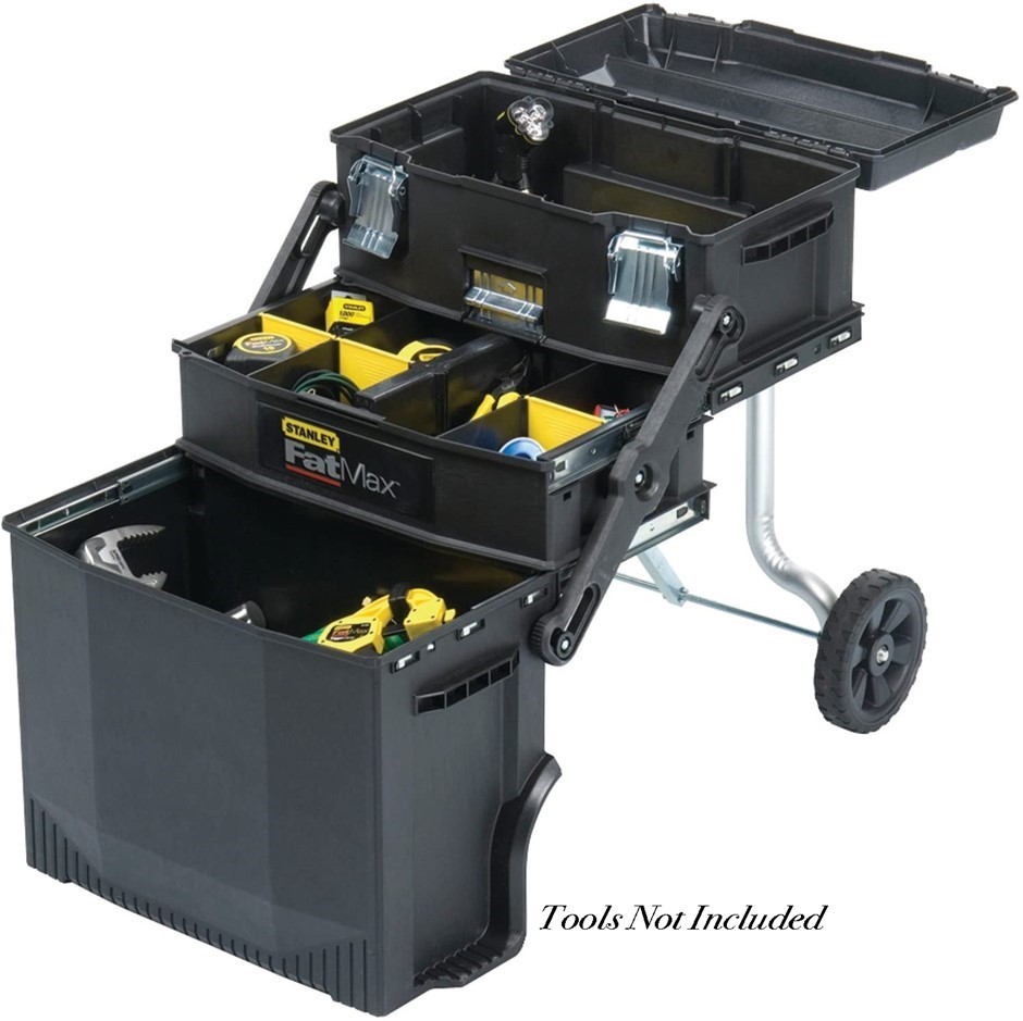 STANLEY FatMax Cantilever Foldable Rolling Work Station Dimensions 558 x 7 Auction GraysOnline Australia