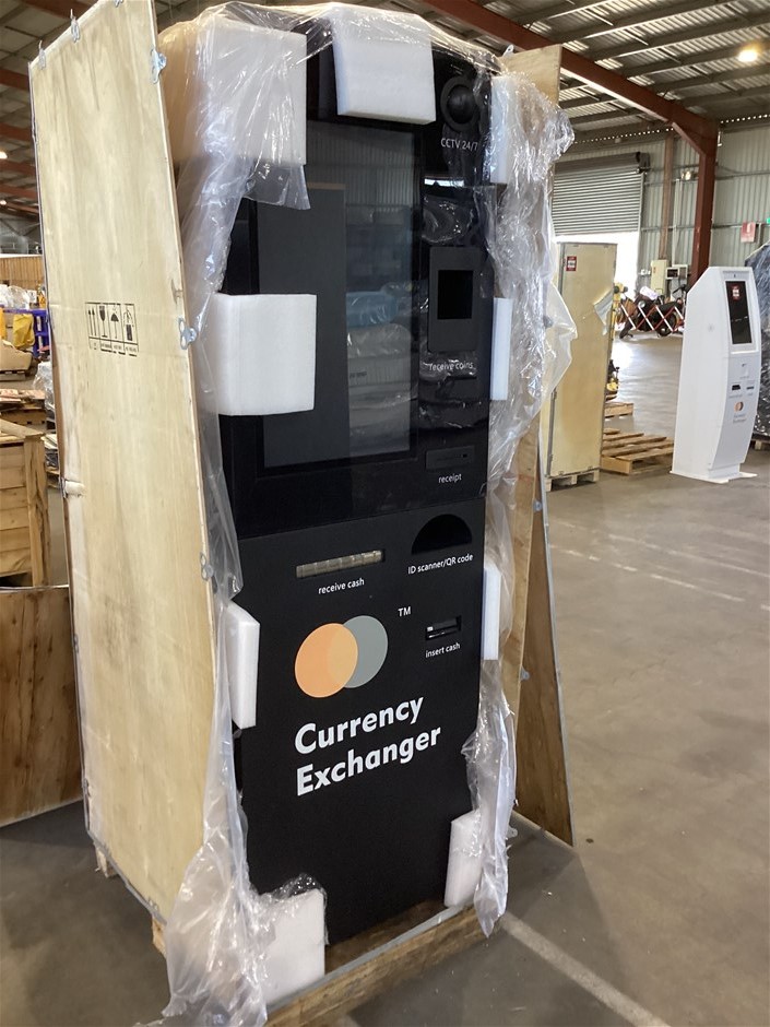Multifunction Currency Exchange Machine With Bar Code Scanner Auction ...