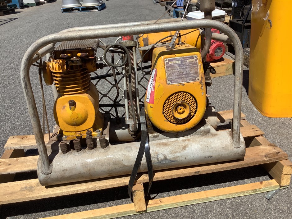 Villiers Petrol Powered Air Comprresor Auction (0082-9041500) | Grays ...