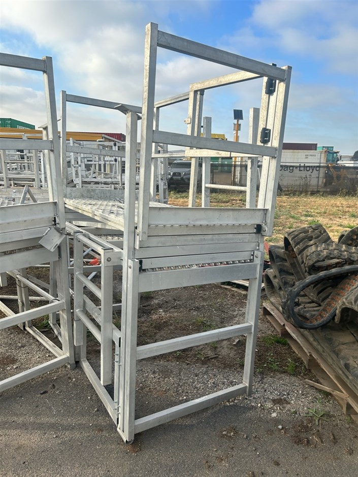 2 x Aluminium Fabricated Work Platform Auction (0026-3024526) | Grays ...