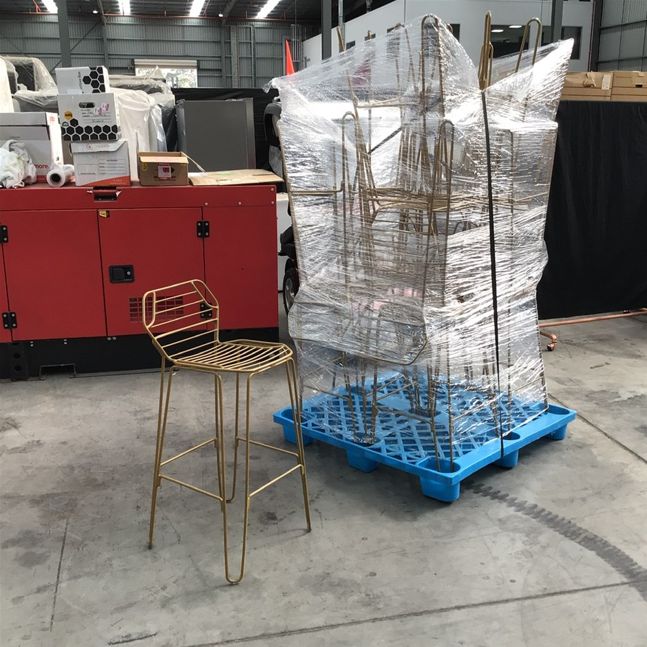12 x Rene Wire Stools Auction (0013-3024586) | Grays Australia