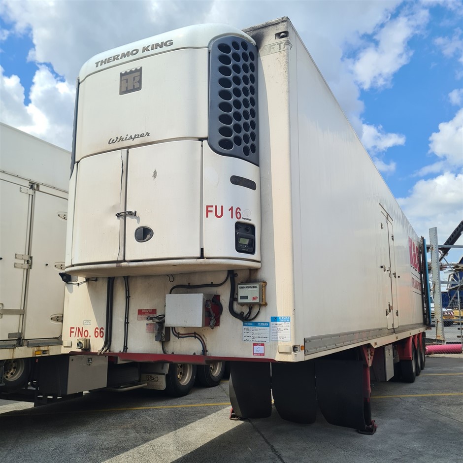 2007 FTE Tri-Axle Refrigerated Trailer Auction (0136-7042622) | Grays ...
