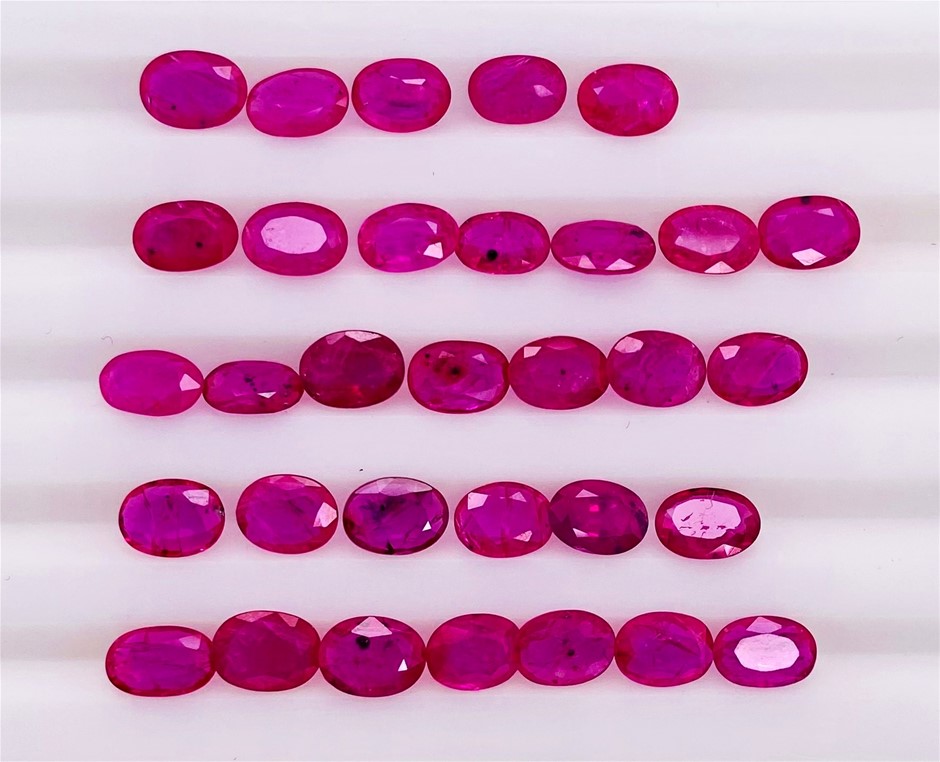 Forever Zain's Natural Red Rubies Gemstone Collection