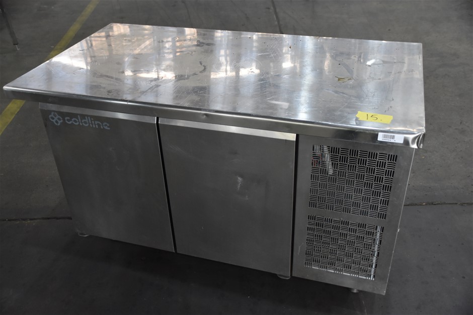 Coldline TA13-1MQ Two Door Underbench Fridge Auction (0013-5051773 ...