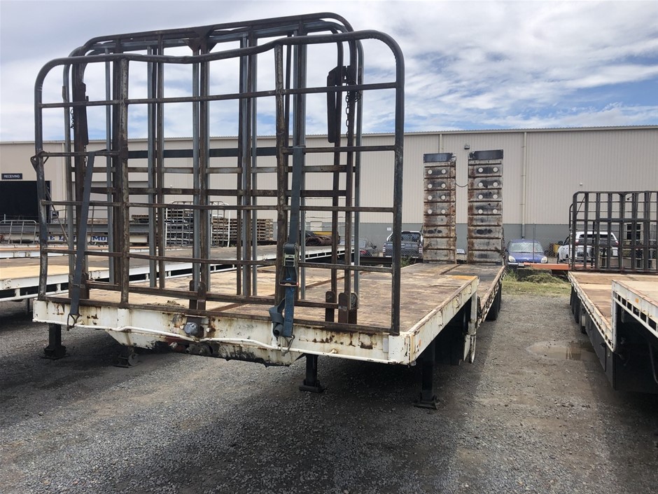 1989 Krueger 44' Drop Deck Bogie Axle Trailer Auction (0030-7041971 ...