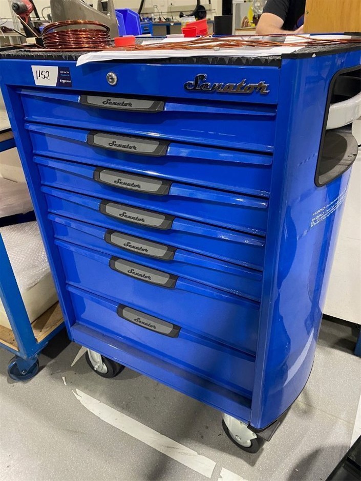 Mobile 7 Drawer Toolbox, Senator, with contents of assorted Tools ...
