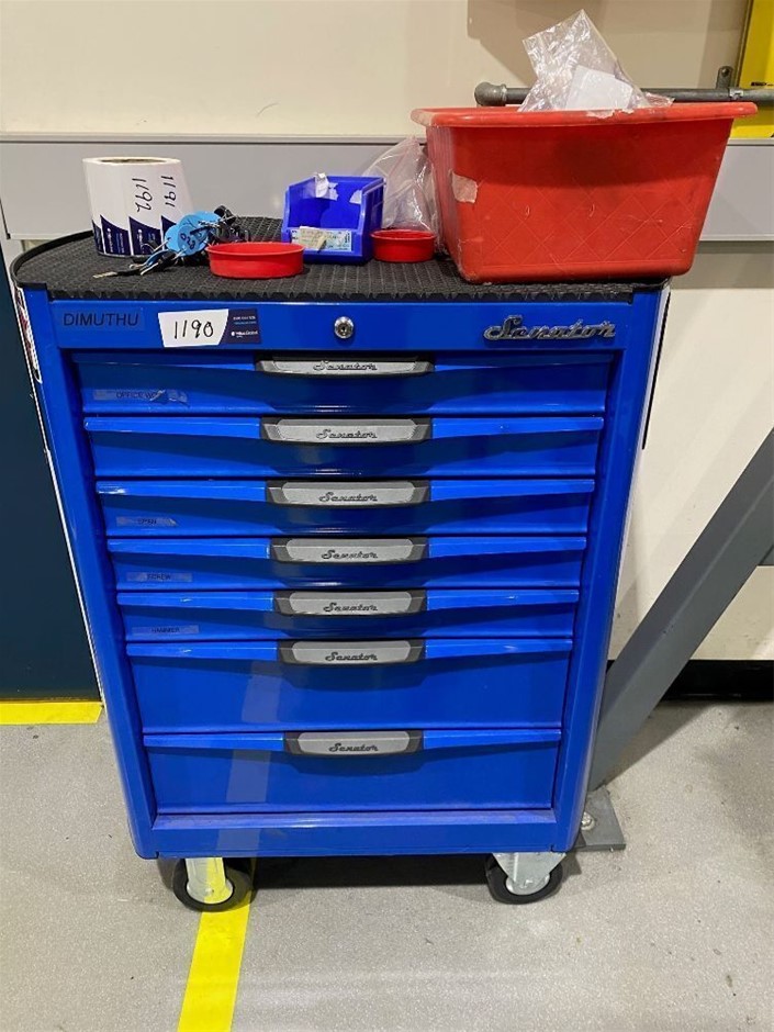 Mobile Tool Box, Senator, with contents Auction (1190-3024855) | Grays ...
