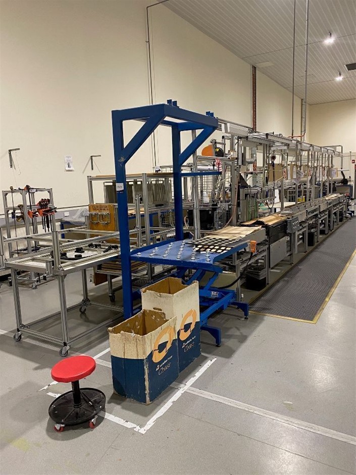 Production Assembly Line Custom Built Frame Rexroth Aluminium Extrusion ...