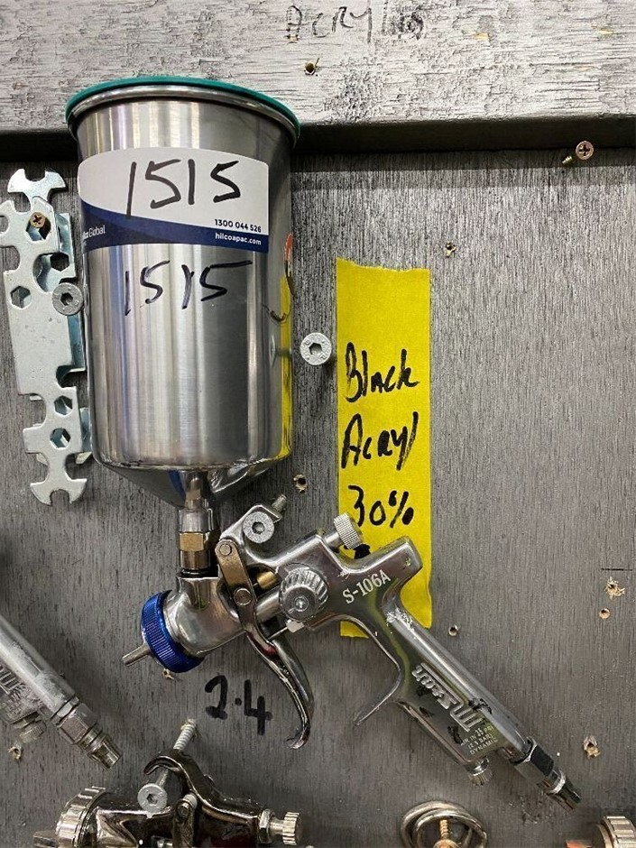 Stan Spray Gun with Stainless Steel Pot Auction (1515-3024589) | Grays ...