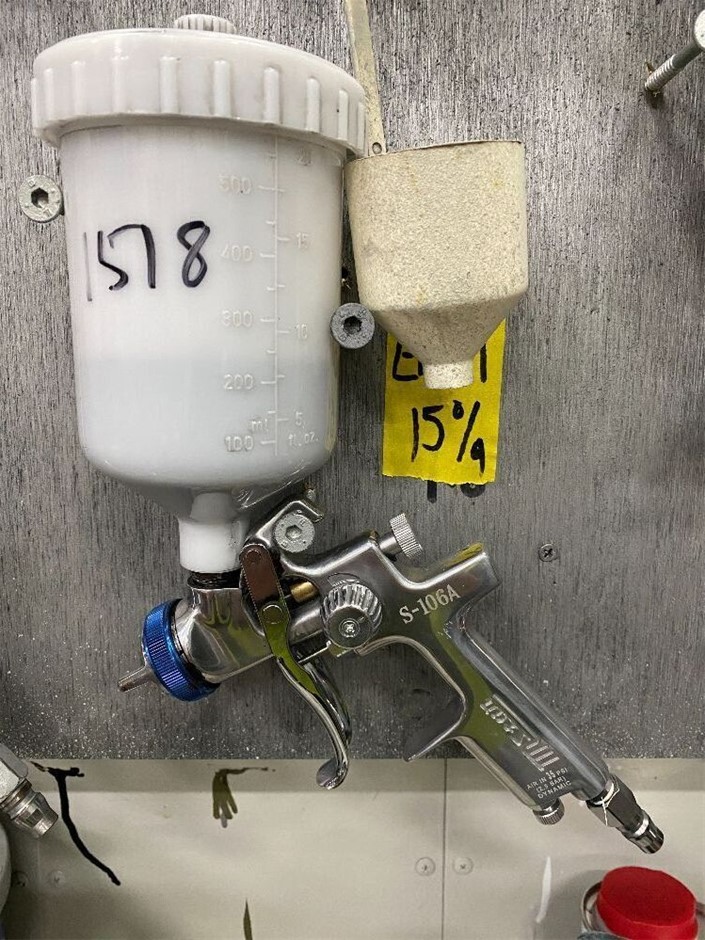 Stan Spray Gun with Plastic Pot Auction (1518-3024589) | Grays Australia