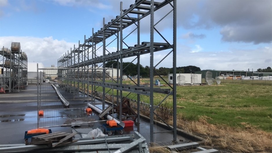 14 Bays of Dexion Galvanised Pallet Racking, 15 Uprights, 78 Cross ...