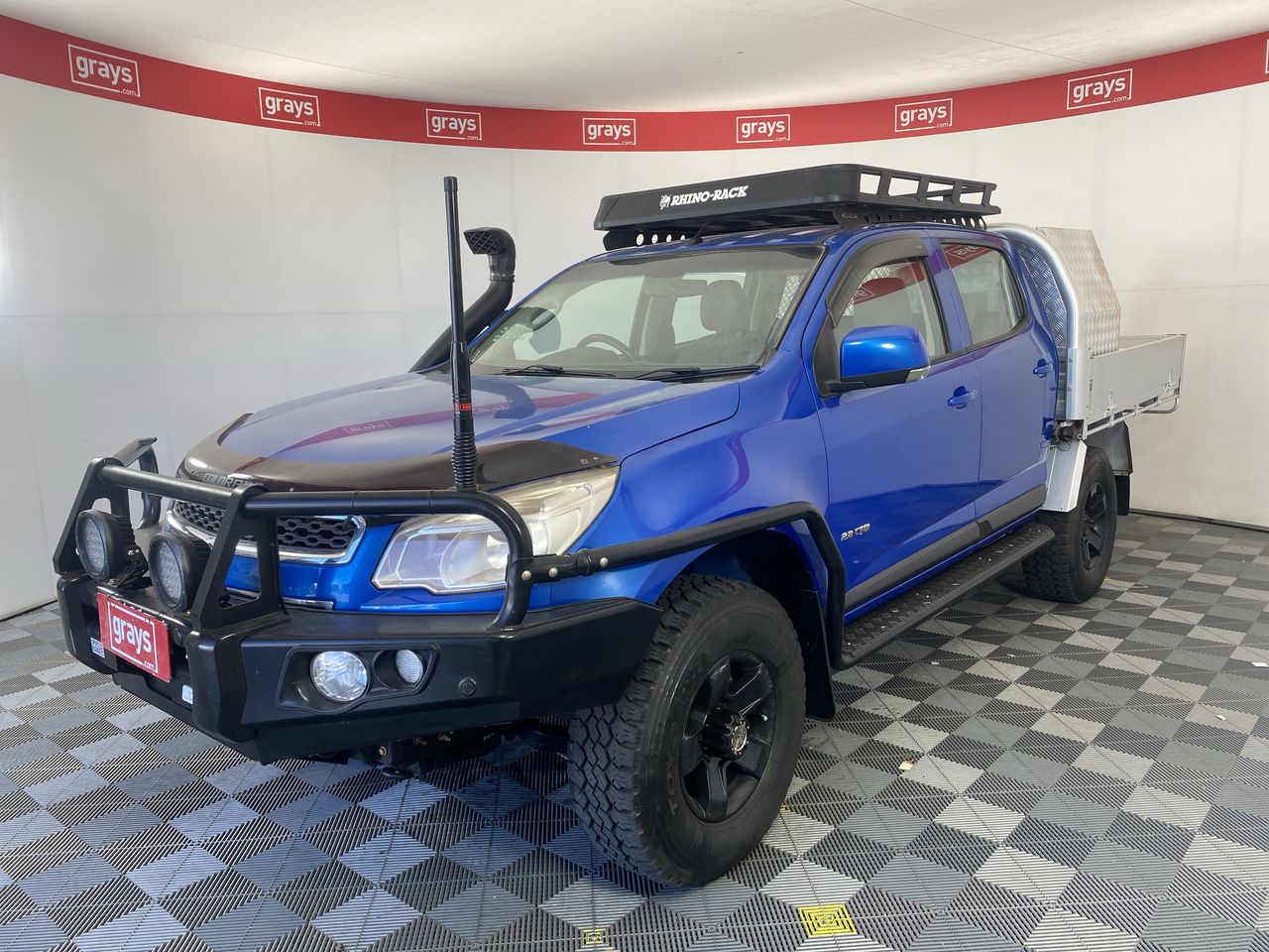 2013 Holden Colorado 4X4 LT RG Turbo Diesel Manual Dual Cab Auction ...