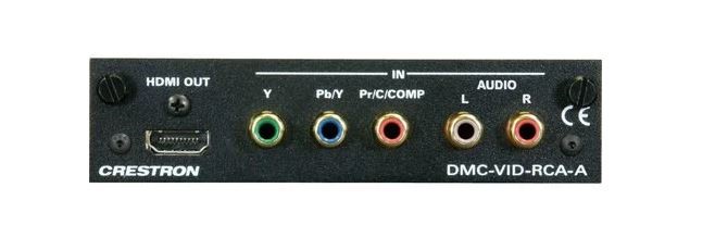 Crestron Analog Video Input Card w/Analog Audio DMC-VID-RCA-A RCA ...