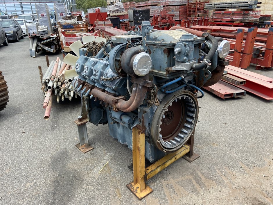 Detroit Diesel S2000 V8 Turbo Diesel Engine Auction (0009-9039310 ...