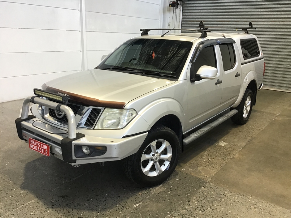 2012 Nissan Navara 4X4 ST D40 Turbo Diesel Manual Dual Cab Auction ...