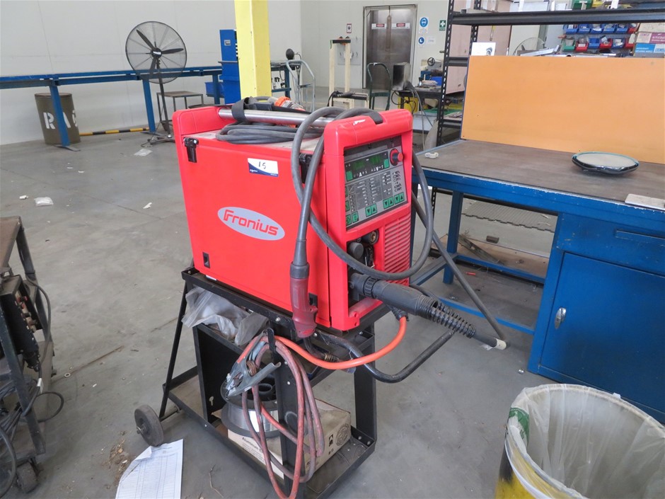 Welder Australian edition, Fronius on steel mobile bench Auction (0015 ...