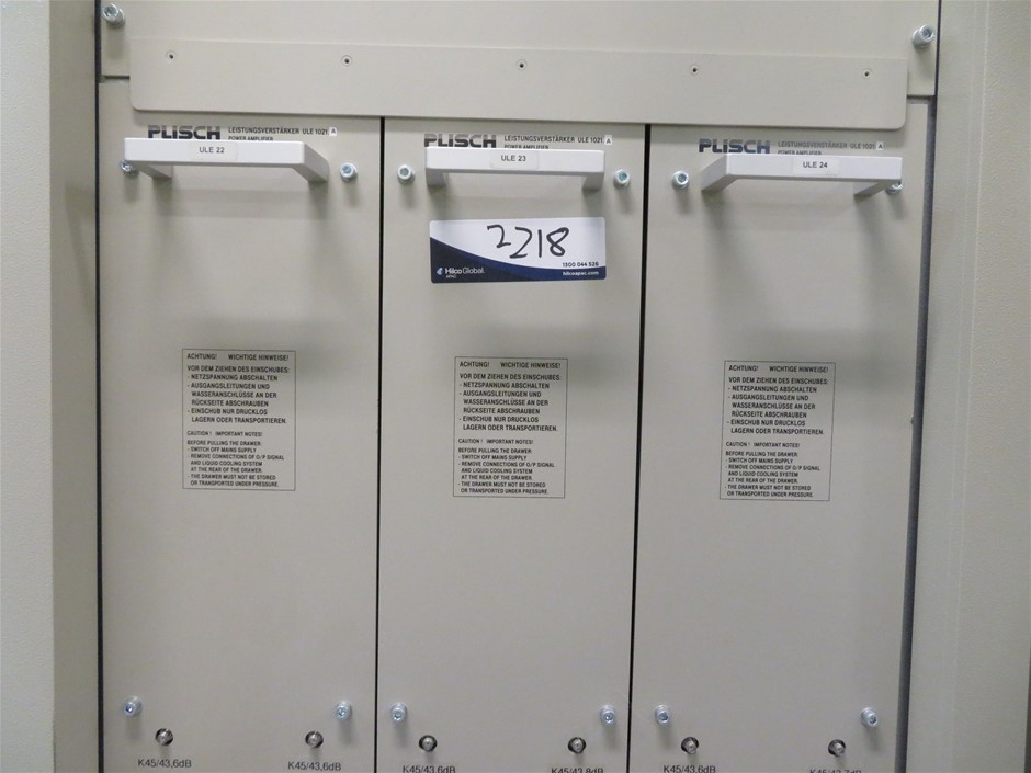 3 of Plisch power Amplifiers, model ULE 1021 Auction (2218-3024419 ...