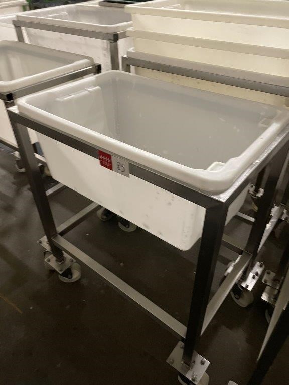 Commerical food bin trolley Auction (0086-5051736) | Grays Australia