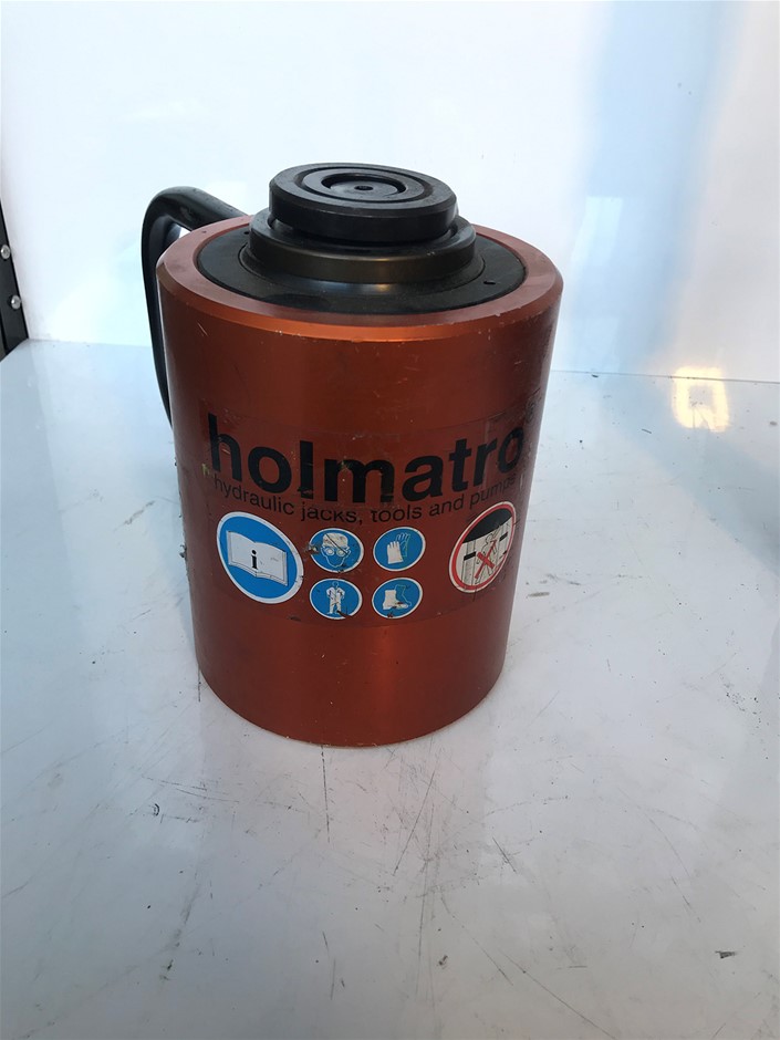 Holmatro 50T Hydraulic Ram with 104mm Stroke, HLJ50A10 Auction (3837 ...