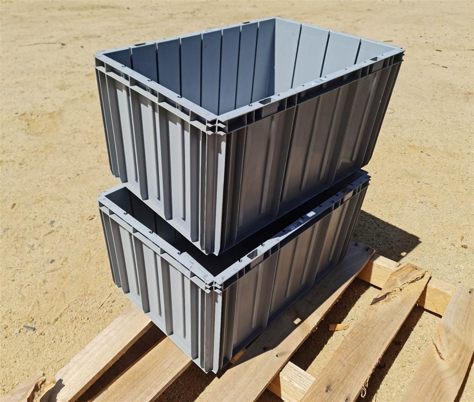 Stackable Storage Tubs / Crates Auction (0004-3024606) | Grays Australia