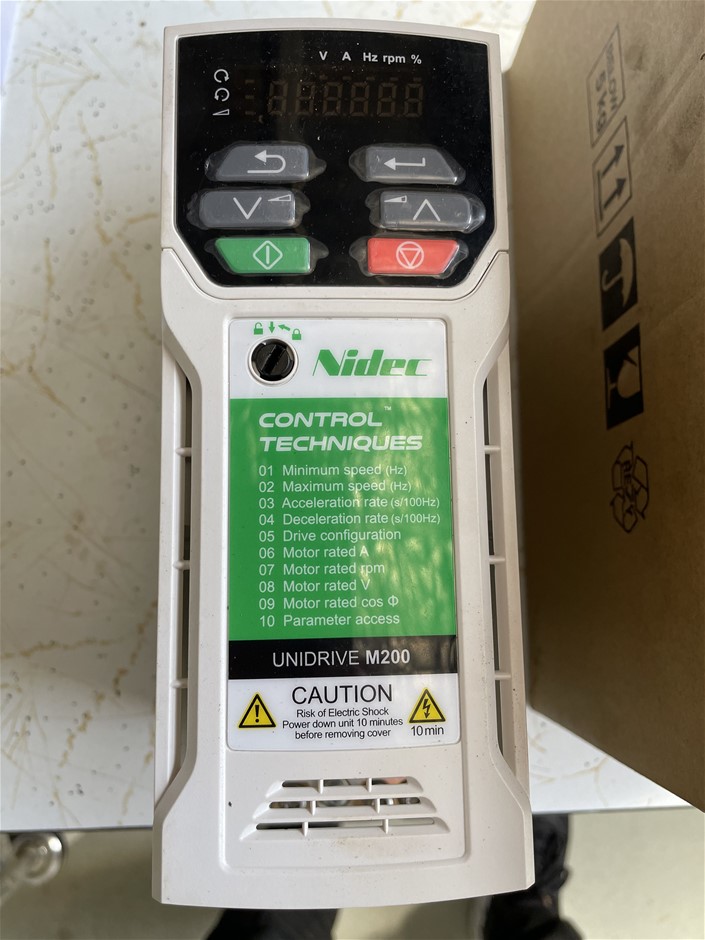 NIDEC UNIDRIVE M200 AC Invertor drive Auction (0283-5051836) | Grays Australia
