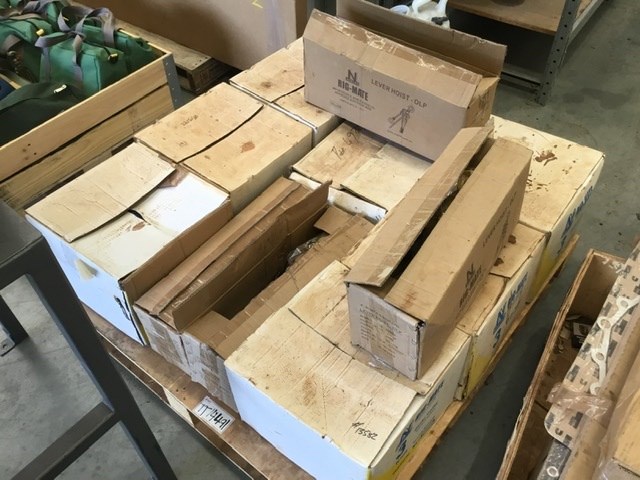 Pallet Of Rigging Equipment Auction (0035-9038892) | Grays Australia