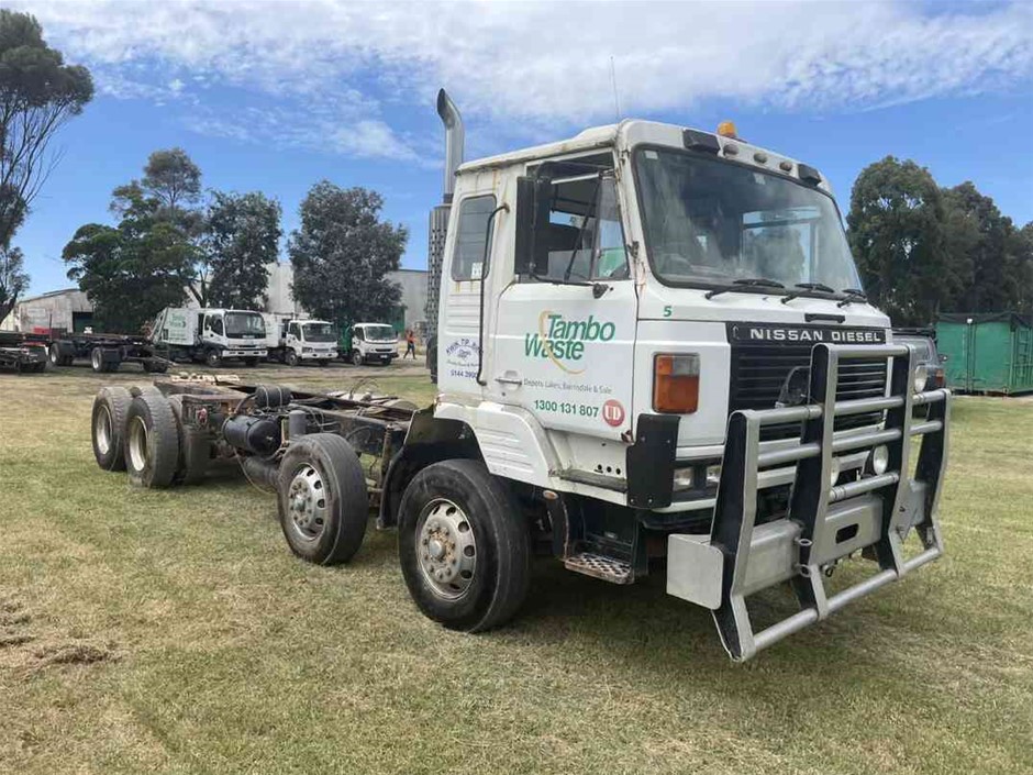 1998 Nissan UD 8 x 4 Cab Chassis Truck Auction (0001-3024668) | Grays Australia