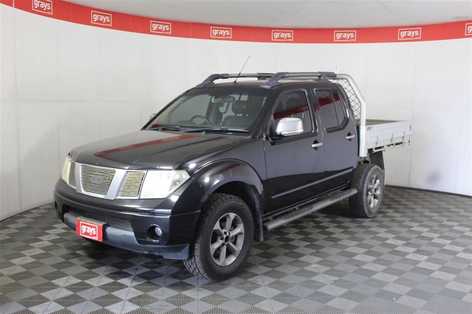 2009 Nissan Navara ST-X 4X4 Titanium T/Dsl Manual Dual Cab Auction ...