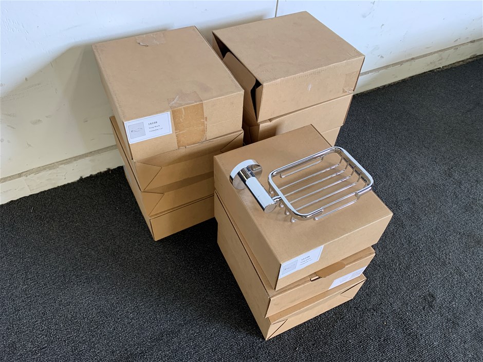 11x Chrome Soap Racks Auction (0162-7043525) | Grays Australia