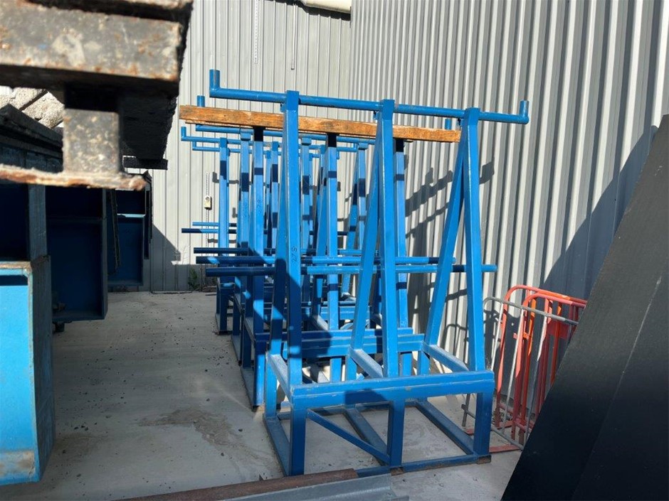 Assorted Fabricated Steel "A" Frame Racks Auction (0278-3024787 ...
