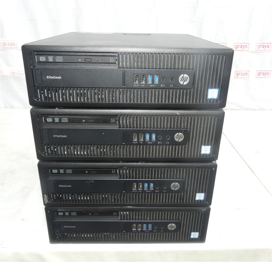 Box Of HP Assorted Model Desktop PC Approx 4 Includes Auction (0017 ...
