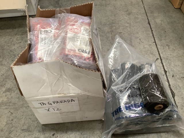 12 x Rolls Of Twine Rop And Box Of PRO Personal Safety Tags Auction ...