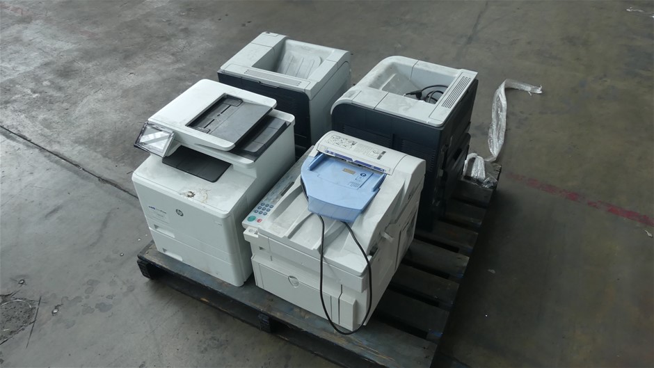 Bulk Lot of 4 x Assorted Printers and Fax Machine Auction (0100-5052149 ...