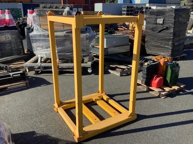 Steel Frame With Lifting Lugs And Fork Pockets Auction (0033-9039122 ...