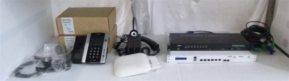 Bulk Lot Of Assorted Telephone & Network Equipment Auction (0034 ...